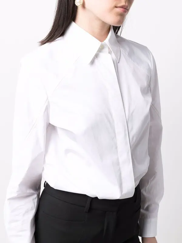 FERRAGAMO Long-sleeve Cotton Shirt