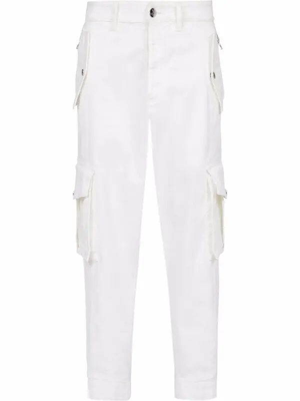 Balmain Tapered Leg Cargo Trousers