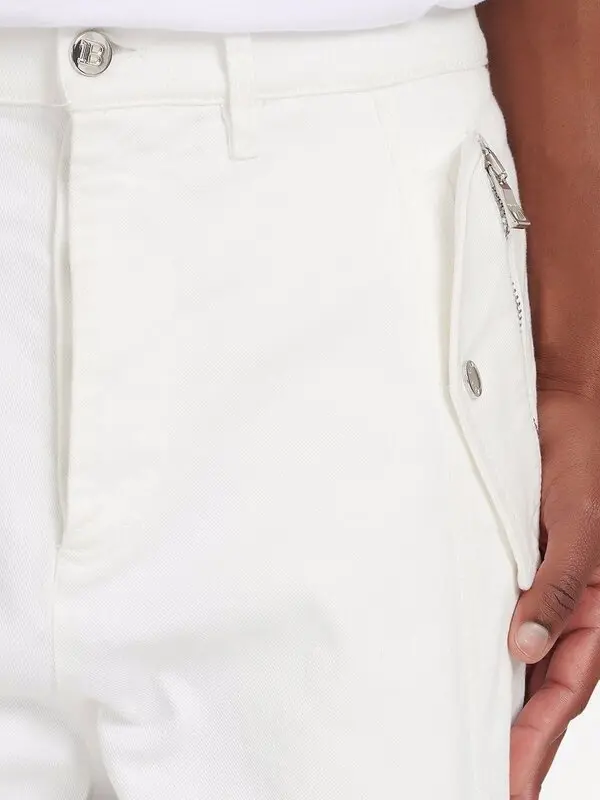 Balmain Tapered Leg Cargo Trousers