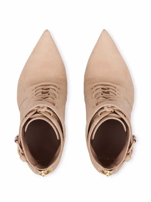 Balmain Uria Lace-up Ankle Boots