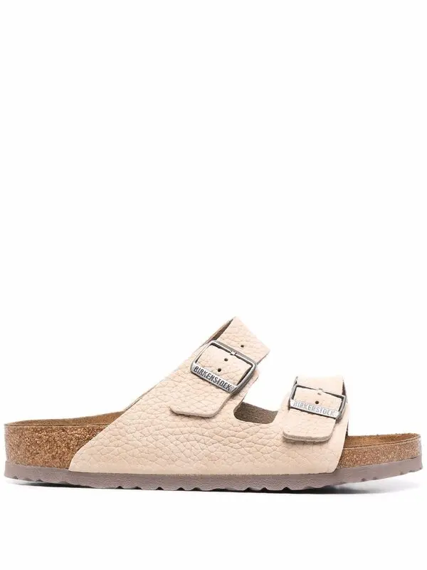 BIRKENSTOCK Arizona Pebbled Leather Sandals