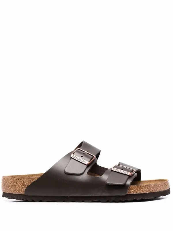 BIRKENSTOCK Arizona Leather Sandals - Brown