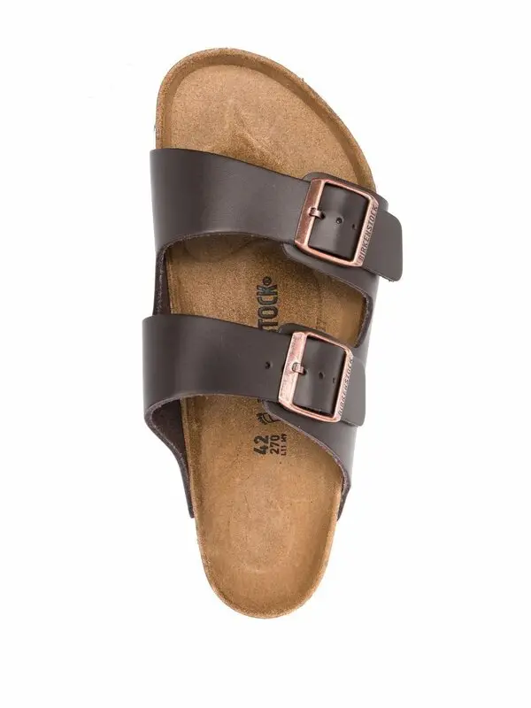 BIRKENSTOCK Arizona Leather Sandals - Brown