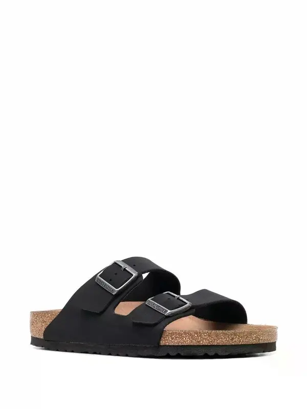 BIRKENSTOCK Arizona Buckled Sandals - Black