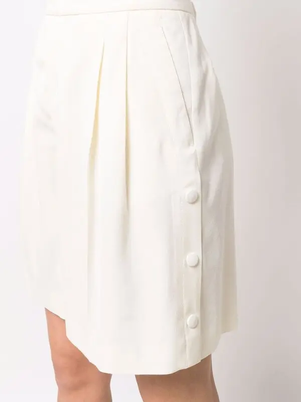 Red Valentino High-waisted Tailored Shorts - Neutrals