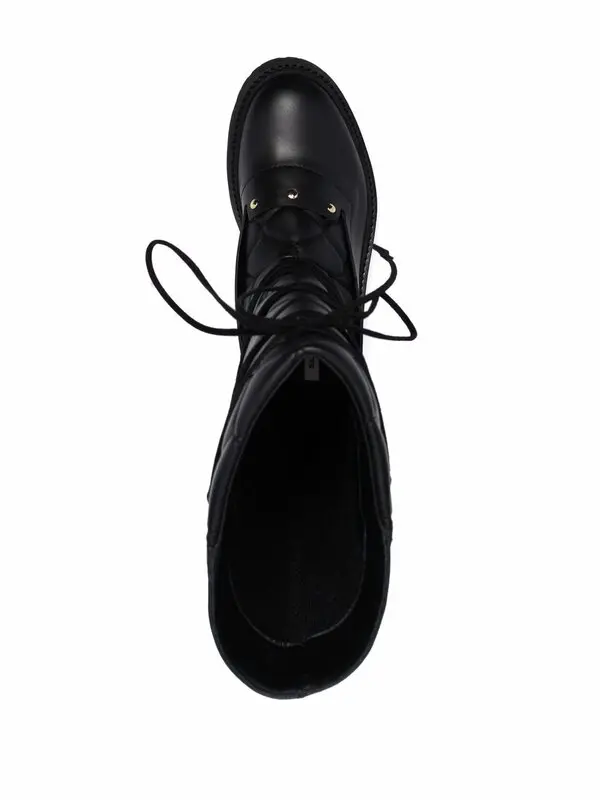 Bally Lace-up Leather Boots