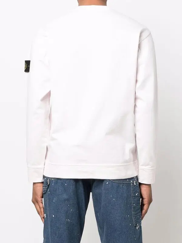 Stone Island Compass Badge Crew-neck Sweatshirt