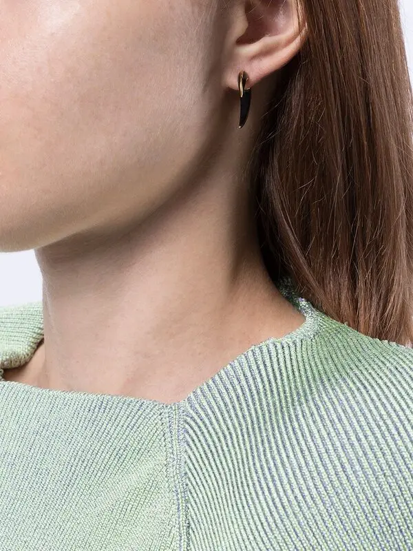 SHAUN LEANE Sabre Deco Talon Earrings - Gold