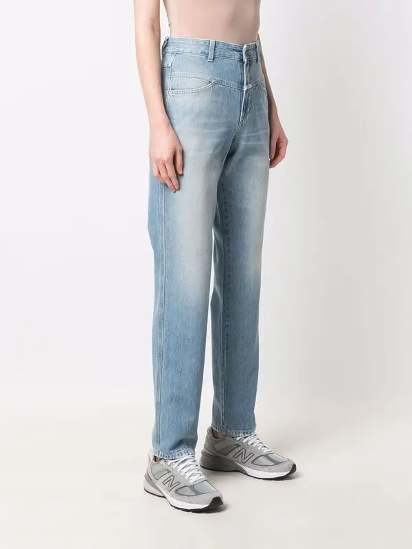 Closed X-pose Straight-leg Jeans