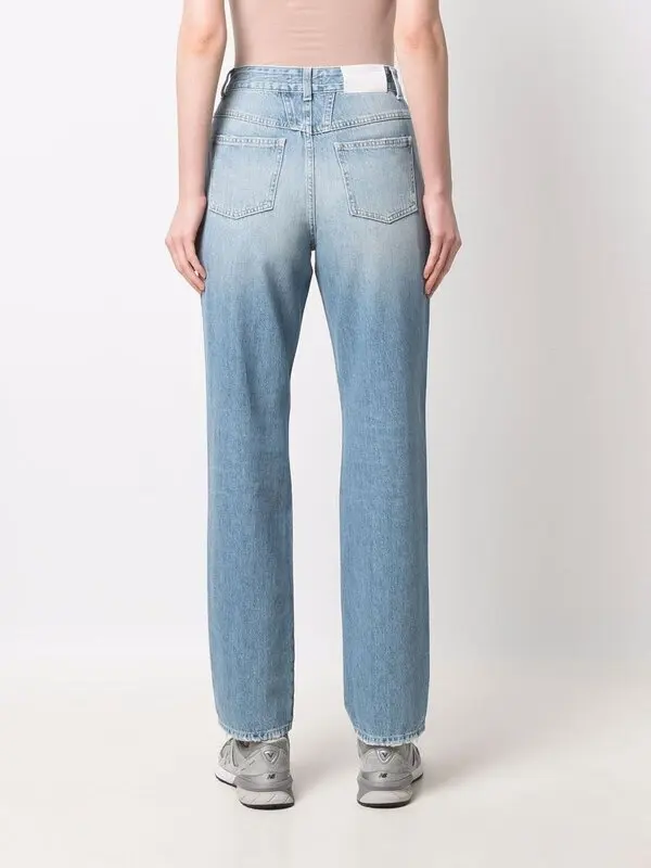 Closed X-pose Straight-leg Jeans