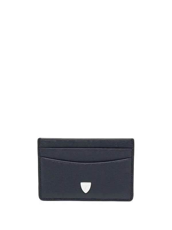 ASPINAL OF LONDON Saffiano Slim Cardholder - Blue