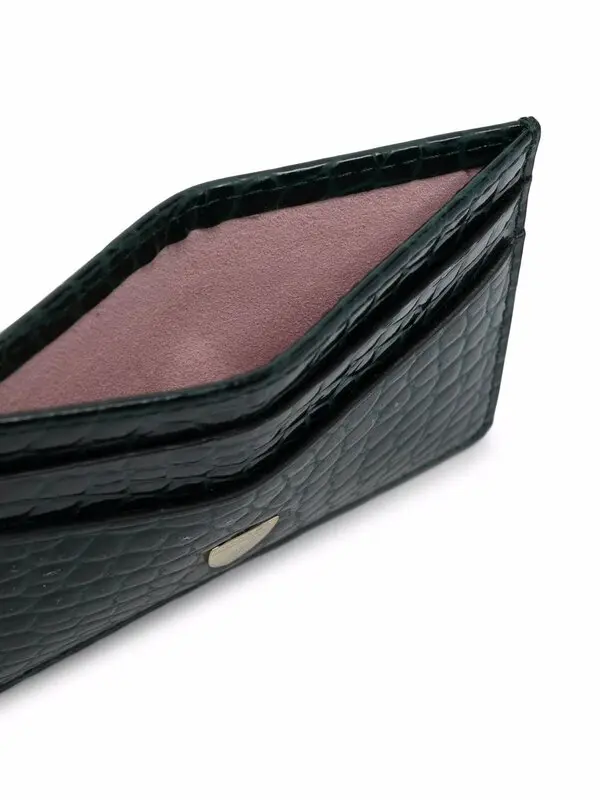 ASPINAL OF LONDON Crocodile-effect Cardholder