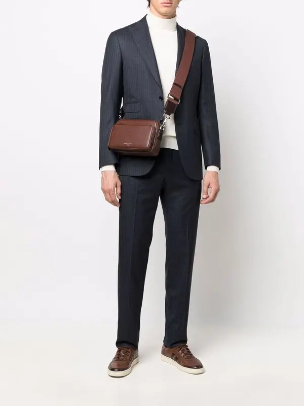 ASPINAL OF LONDON Reporter East West Leather Shoulder Bag