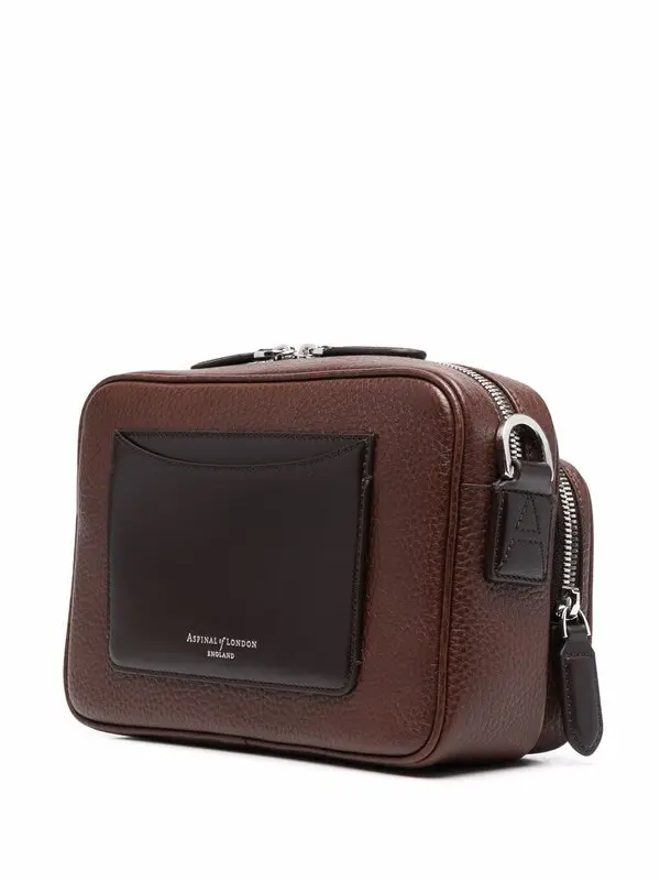 ASPINAL OF LONDON Reporter East West Leather Shoulder Bag