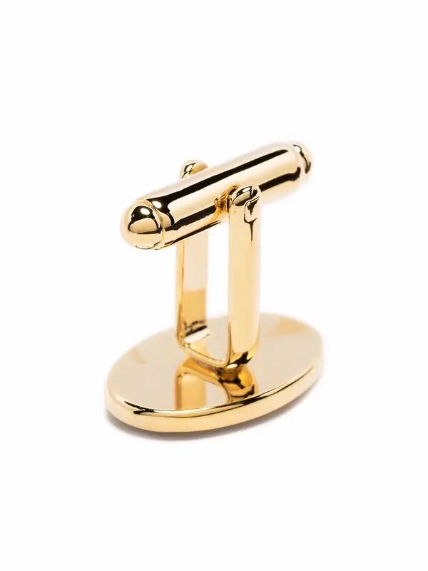 ASPINAL OF LONDON Oval Silver Plated Cufflinks