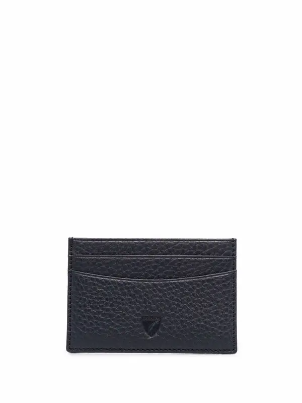 ASPINAL OF LONDON Grain Leather Card Holder - Blue