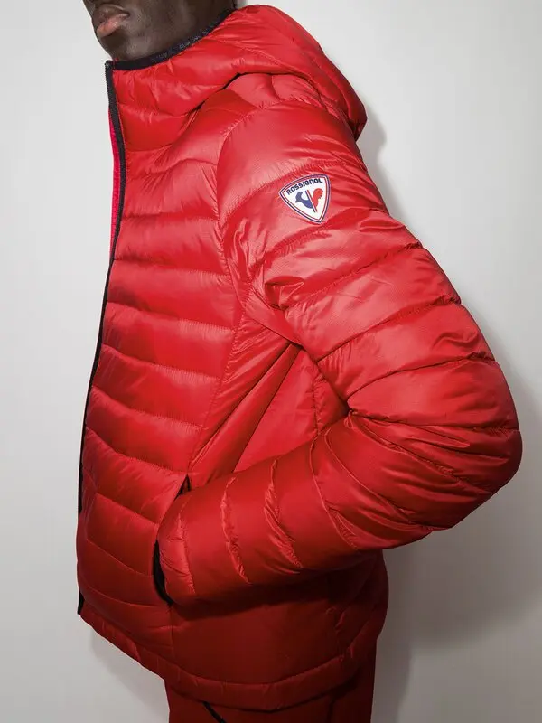 Rossignol Hooded Padded Jacket - Red