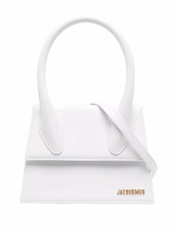 Jacquemus Le Grand Chiquito Leather Tote - White