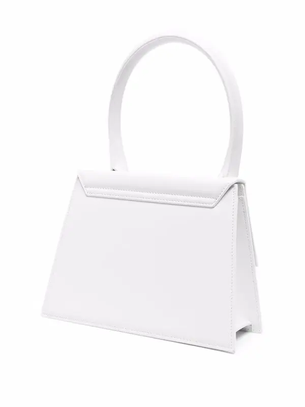 Jacquemus Le Grand Chiquito Leather Tote - White