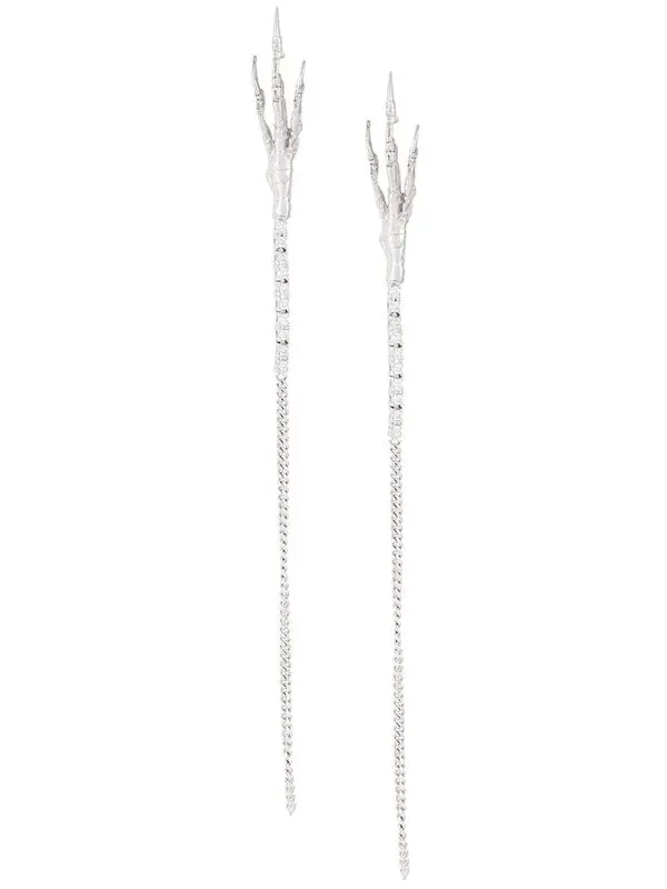 WOUTERS & HENDRIX Diamond 'crow's Claw' Earrings - Metallic