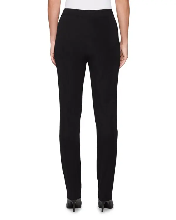 Misook Knit Straight-leg Trousers