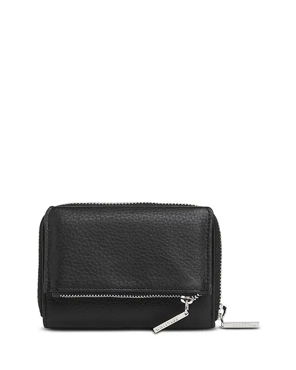 Whistles Bibi Leather Purse - Black