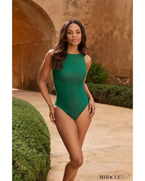 Miraclesuit Rock Solid Regatta One Piece - Malachite