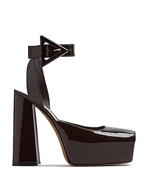 Bottega Veneta Ankle Strap Platform Pumps