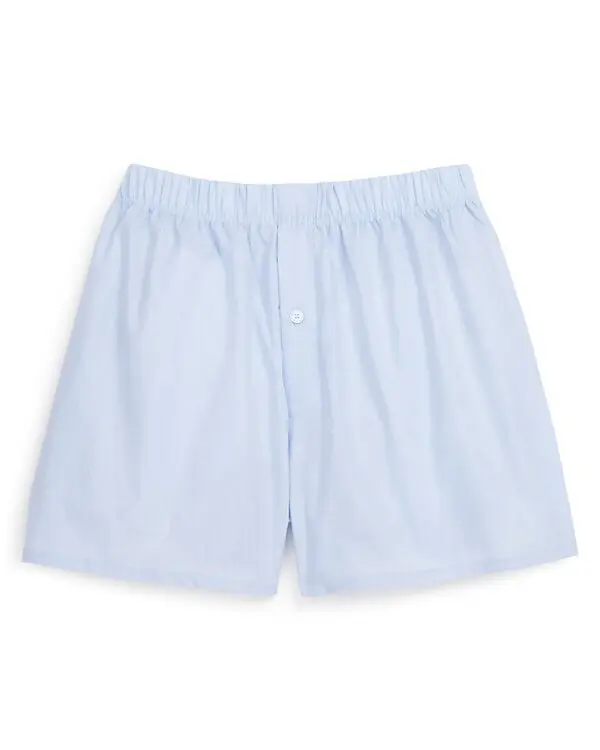 Hanro Fancy Woven Boxers - Light Blue