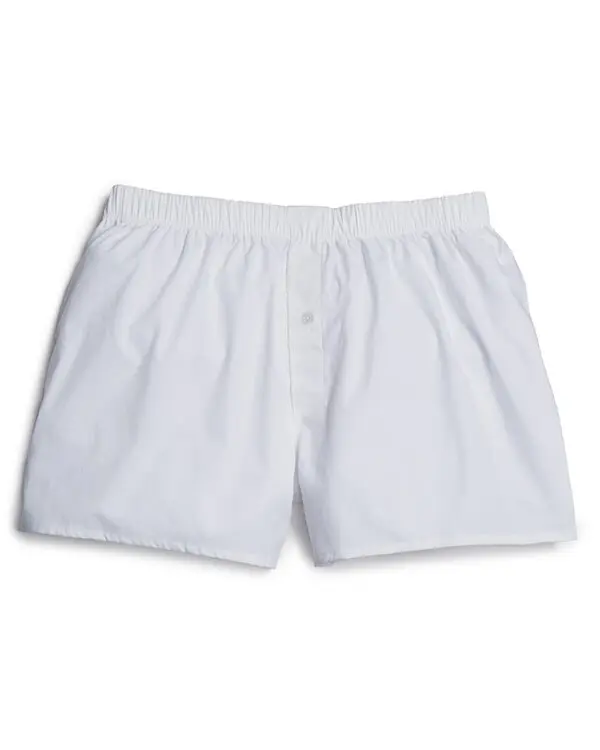 Hanro Fancy Woven Boxers - White