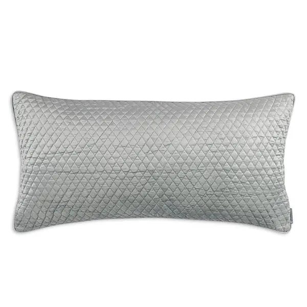 LILI ALESSANDRA Valentina Quilted Velvet Decorative Pillow X 36 - Aquamarine