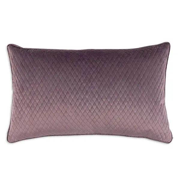 LILI ALESSANDRA Valentina Quilted Velvet Decorative Pillow X 36 - Raisin