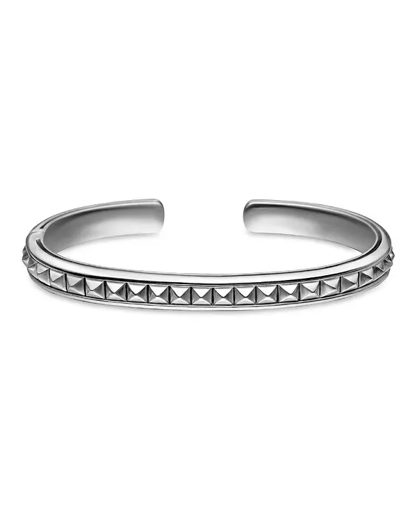 David Yurman Sterling Pyramid Cuff Bracelet - Silver