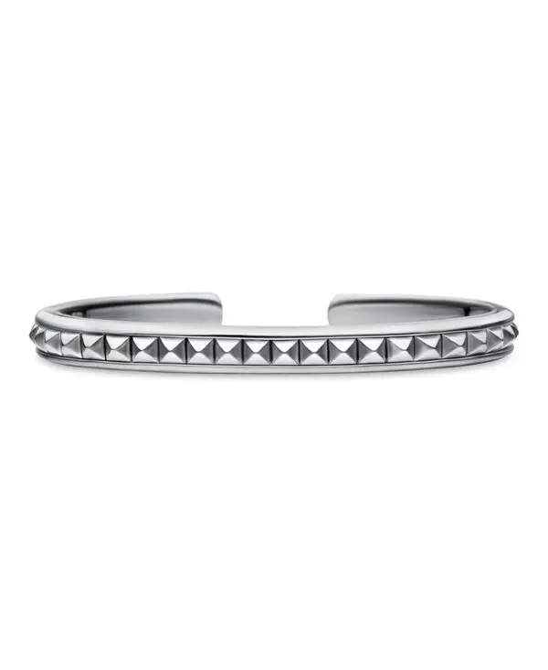 David Yurman Sterling Pyramid Cuff Bracelet