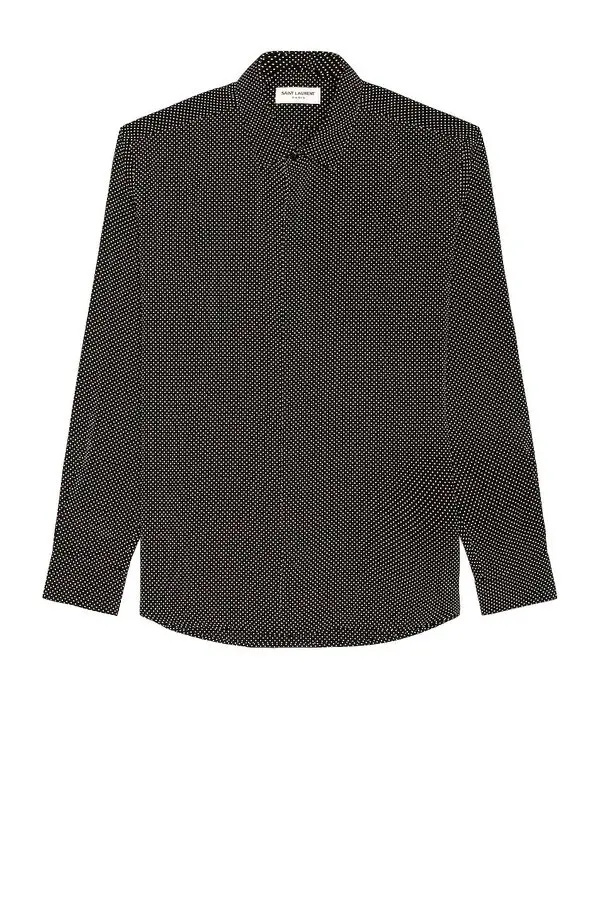 Saint Laurent Shirt In Black
