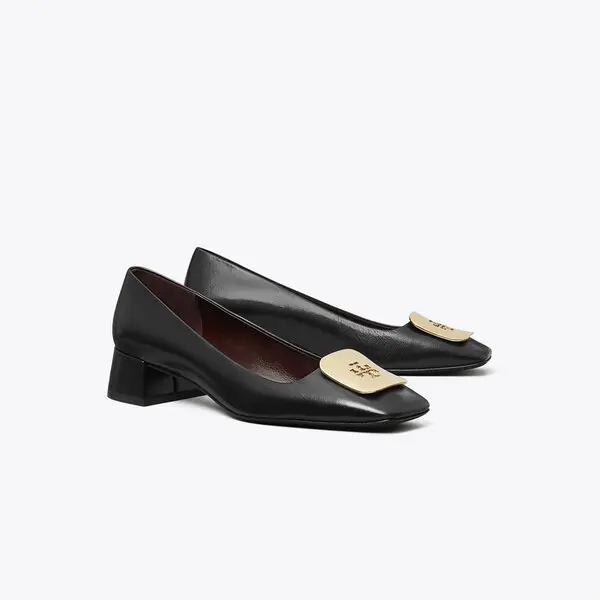 Tory Burch Eleanor Pointed Toe Pumps Perfect Black 39% Off
