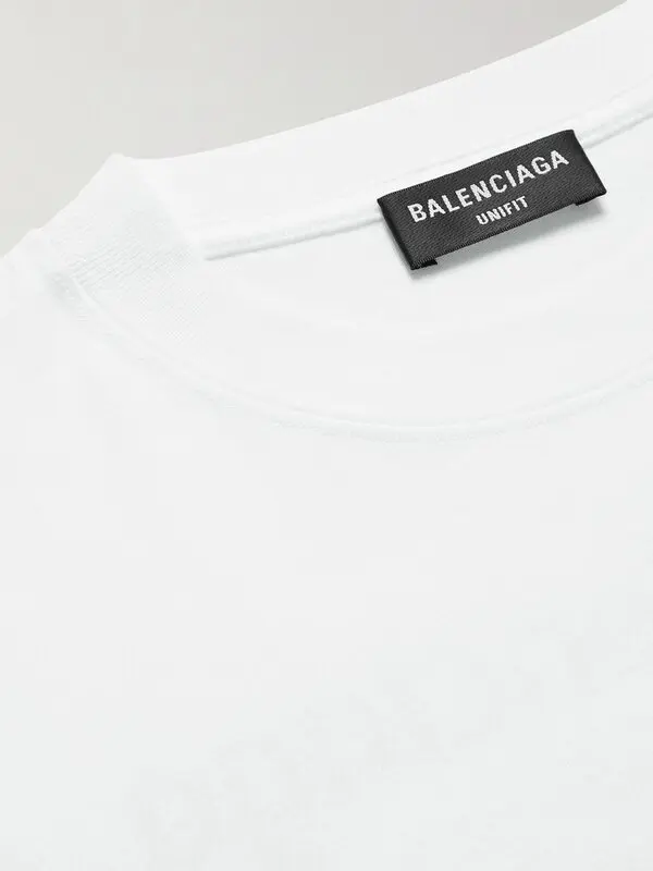 Balenciaga Playstation Printed Cotton-jersey T-shirt