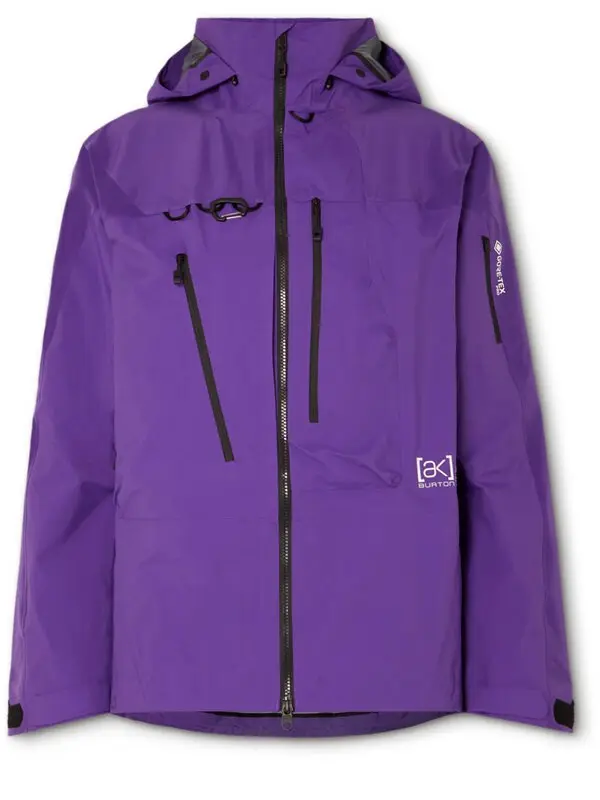 Burton Ak] Guide Japan Gore-Tex Pro Hooded Ski Jacket S - Purple