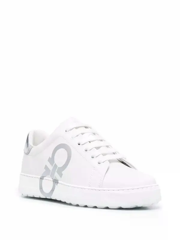 FERRAGAMO Gancini Logo-print Sneakers