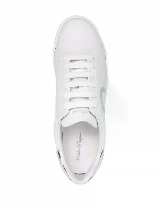 FERRAGAMO Gancini Logo-print Sneakers