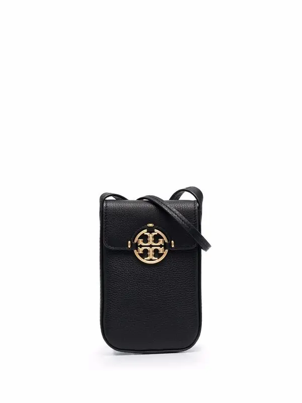 Tory Burch Miller Phone Crossbody Bag Black Editorialist