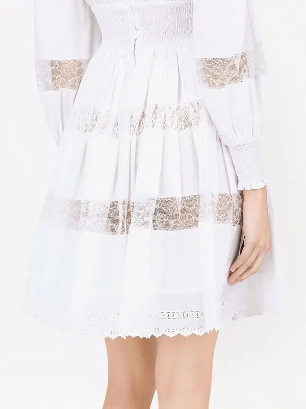 Dolce & Gabbana Lace-panel Long-sleeve Dress