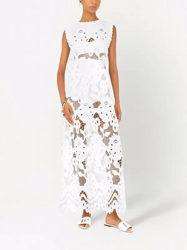 Dolce & Gabbana Openwork Maxi Dress