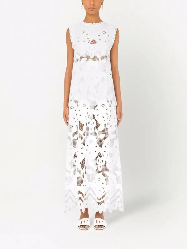 Dolce & Gabbana Openwork Maxi Dress