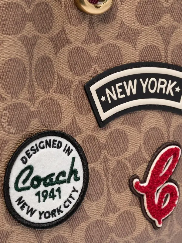 COACH Signature Patches Willow Bucket Bag