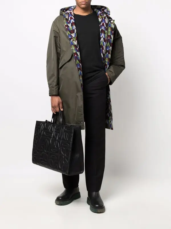 Valentino Garavani Optical-print Parka Coat