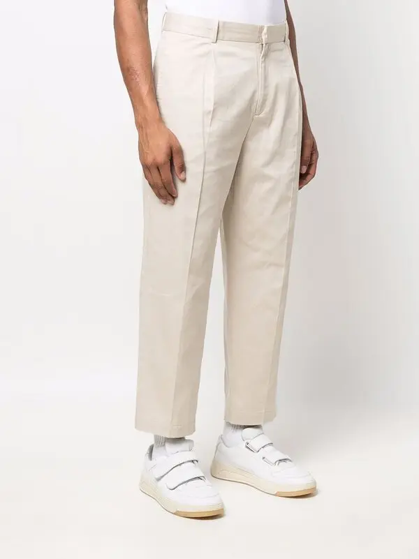 MARANT Cropped Tailored Trousers - Neutrals