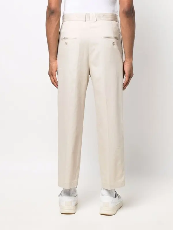 MARANT Cropped Tailored Trousers - Neutrals