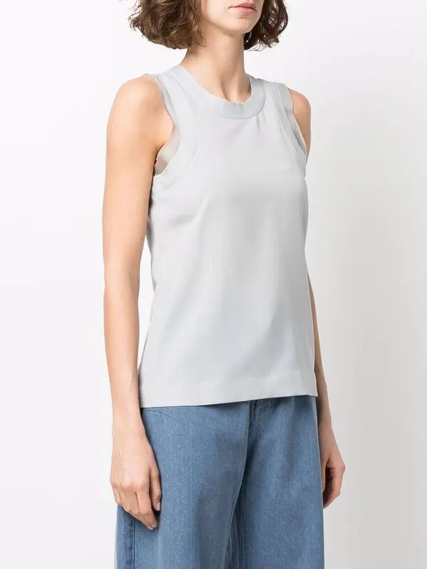 Sacai Zipped-back Tank Top