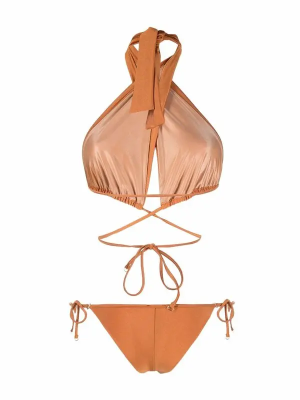 NOIRE SWIMWEAR High-shine Bikini Set